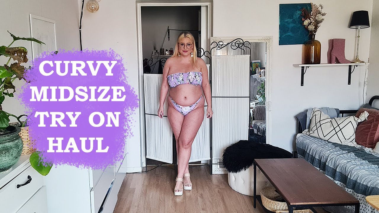 CURVY MID SIZE MINI DRESS TRY ON HAUL 2022 | Micro Bikini | Plus | Micro | Mikro bikini ...