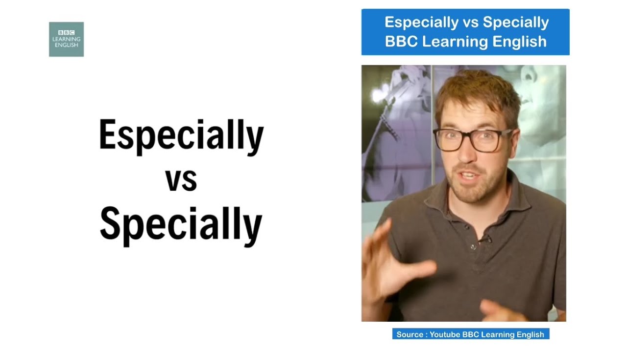 Especially vs Specially - BBC Learning English - YouTube