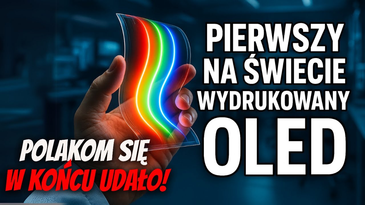 🇵🇱 Polski PRZEŁOM w OLED! Firma INURU drukuje ULTRACIENKIE EKRANY ...