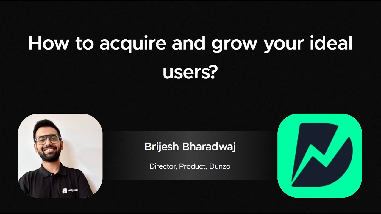 How to acquire and grow your ideal users? - YouTube