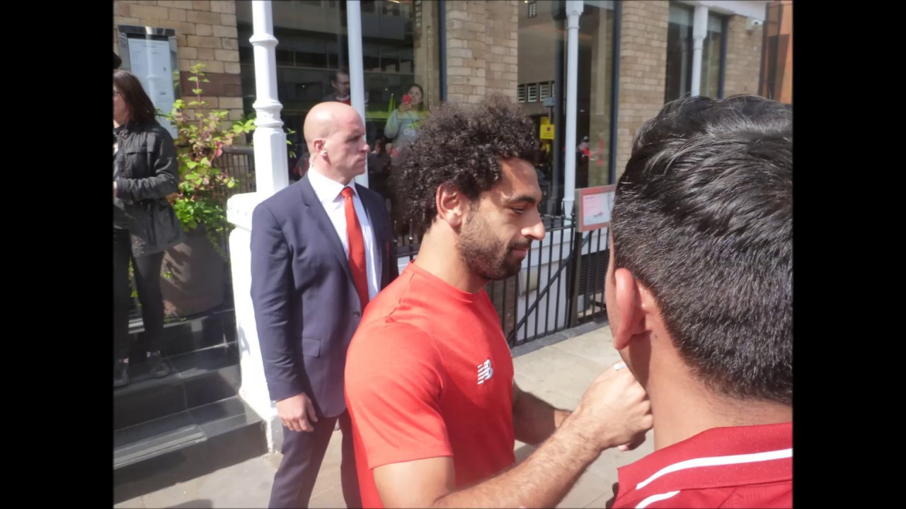 Liverpool FC football squad walking in Liverpool Saturday 25 August ...