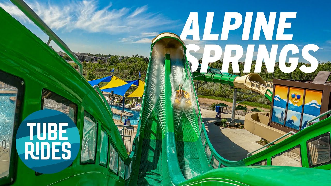 Alpine Springs | New Water Slides at Water World Denver [Interview ...