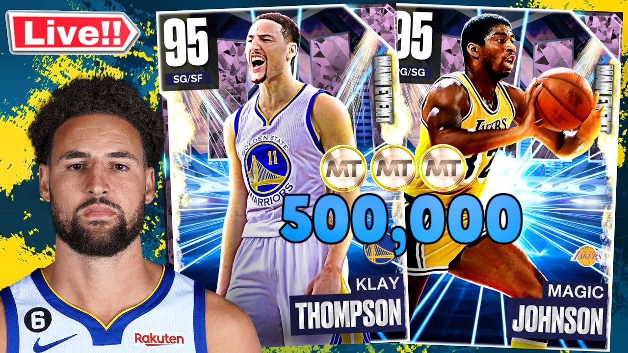 500,000 MT Pack Opening for PINK DIAMOND Magic Johnson & Klay Thompson ...