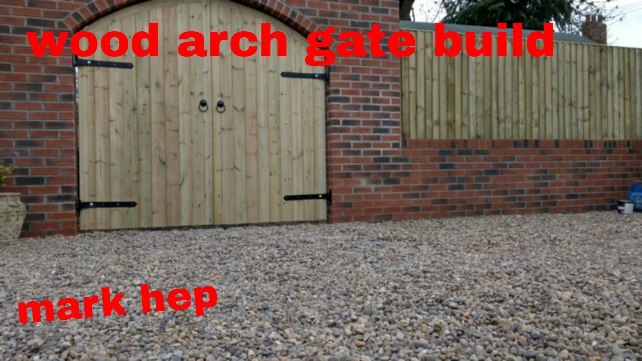 Arched gates for arch brickwork - YouTube