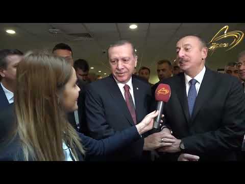 İlham Əliyev və Rəcəb Tayyib Ərdoğan - SƏMİMİ GÖRÜNTÜLƏR