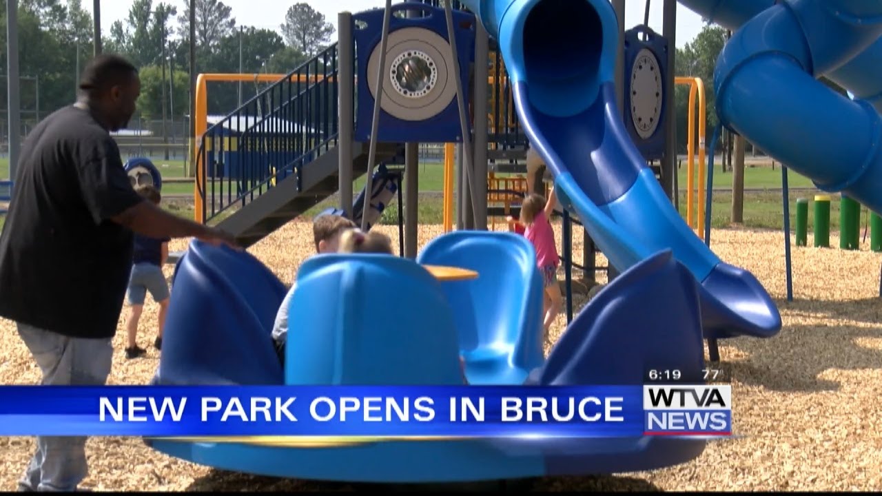 Bruce opens new playground just in time for summer - YouTube