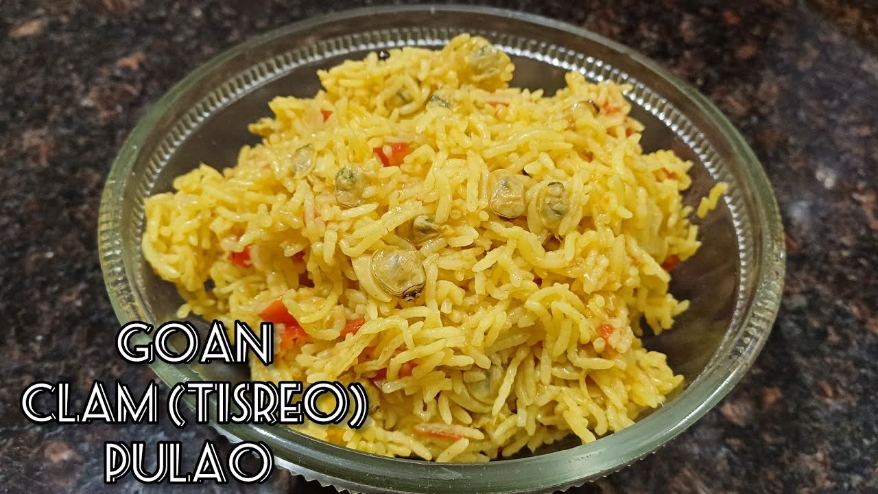 Arroz with Clams | Goan Pulao | No Bouillon Cubes Pulao | Clams (Tisreo ...