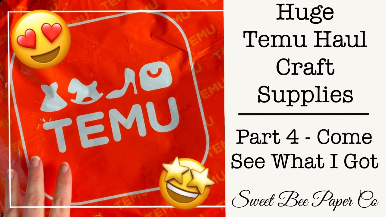Huge Temu Craft Haul & More Junk Journal , Scrapbook, Cutting Dies ...