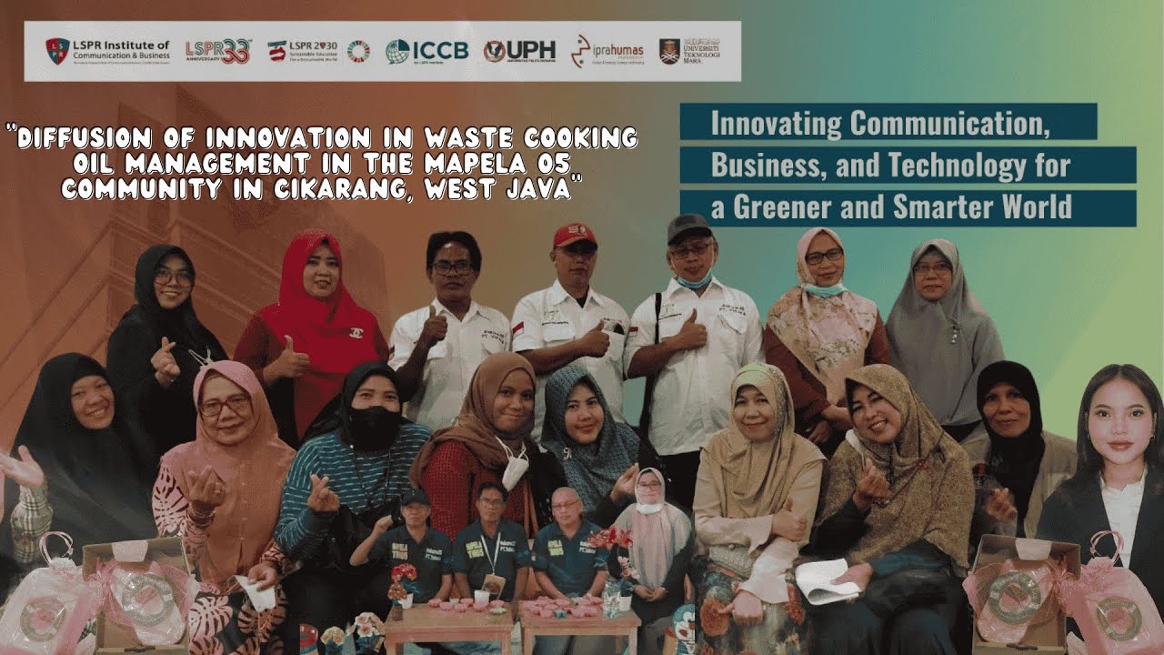 Diffusion of Innovation in Waste Cooking Oil Management in MAPELA 05 ...
