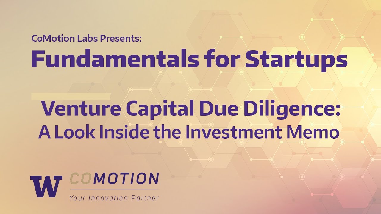 Fundamentals for Startups: Venture Capital Due Diligence: A Look Inside ...