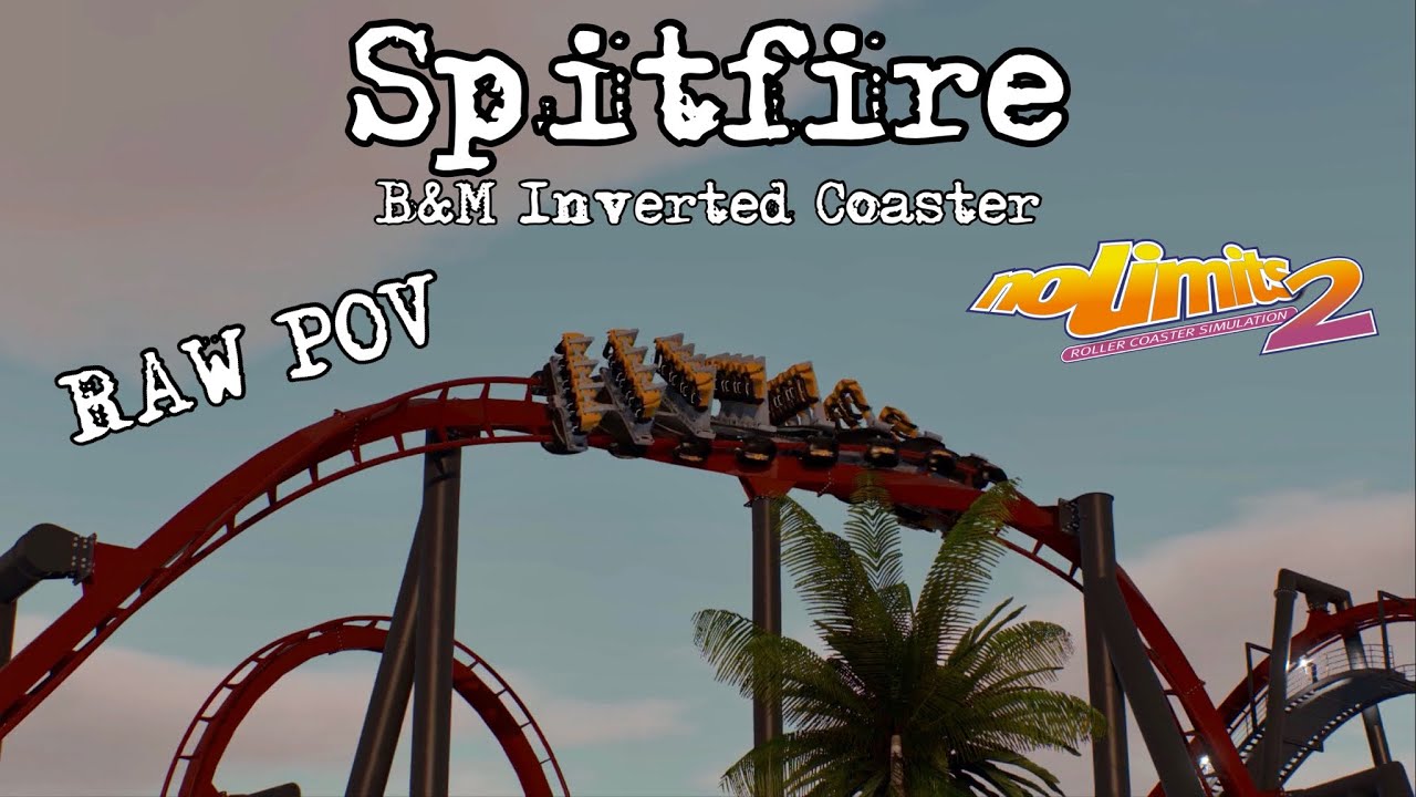 Spitfire - B&M Inverted Coaster - RAW POV - NoLimits 2 Pro - 4K 60fps ...