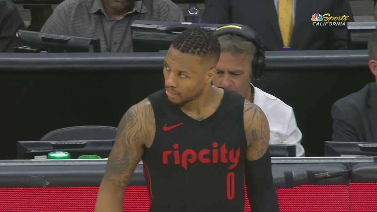 Damian Lillard 50 Points in 3 Quarters vs Kings! 2017-18 Season - YouTube