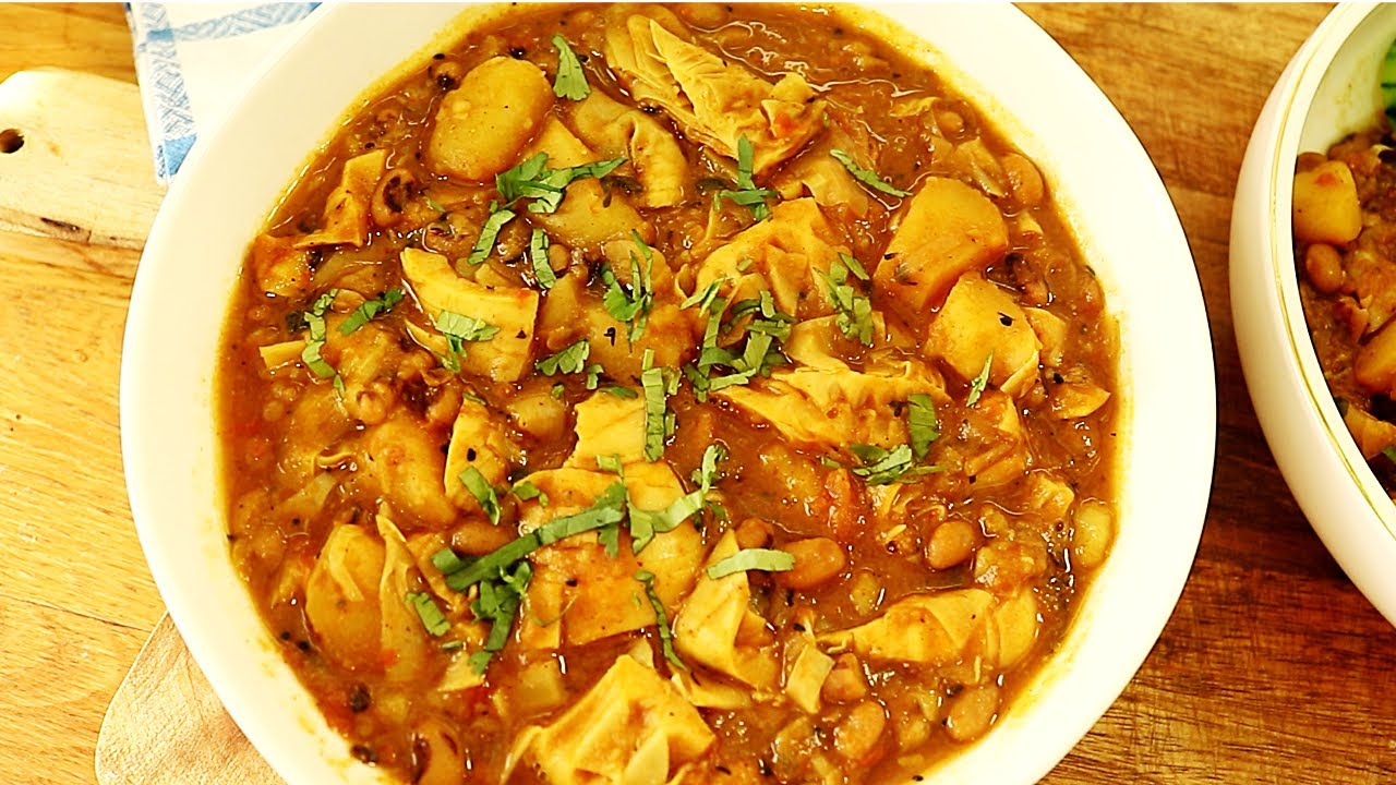 Aloo Tama Recipe | Traditional Nepalese Potato & Bamboo Shoots Curry ...