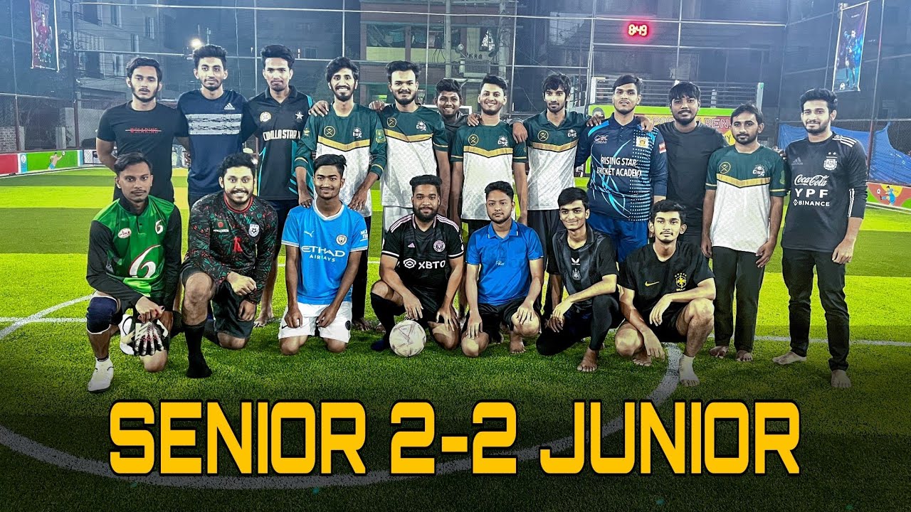 A Friendly Football Match Senior Vs Junior | Dept of CSE BAIUST| S.K ...