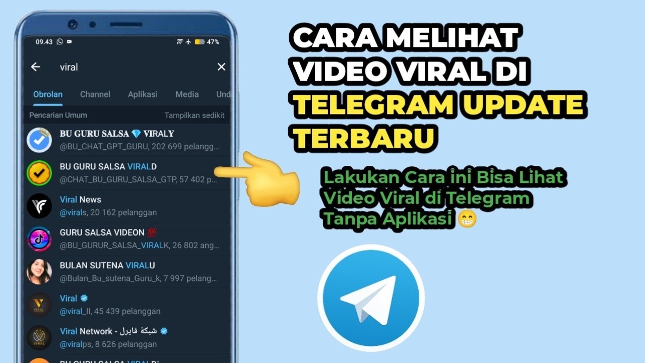 Cara Melihat Video Viral di Telegram 2025 Tanpa Download Aplikasi Tambahan - YouTube