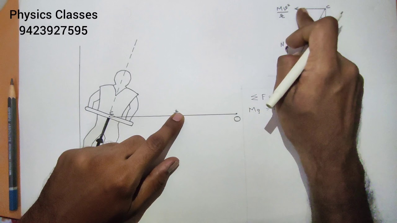 Bending of a cyclist on a horizontal turn - YouTube