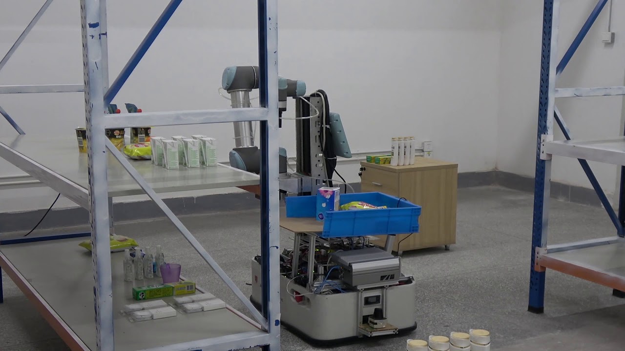 A Mobile Item Picking Robot Design in the Retail Warehouse - YouTube