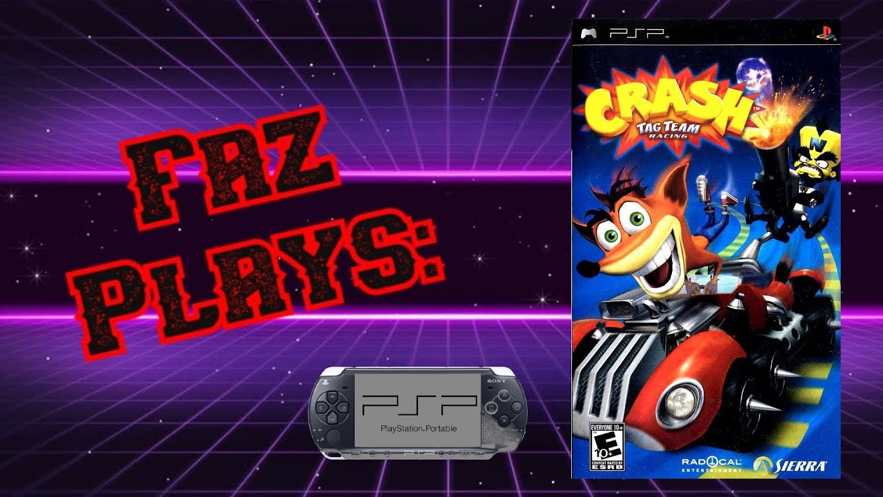 (Gameplay) Crash Tag Team Racing (PSP)(PlayStation Portable) - YouTube