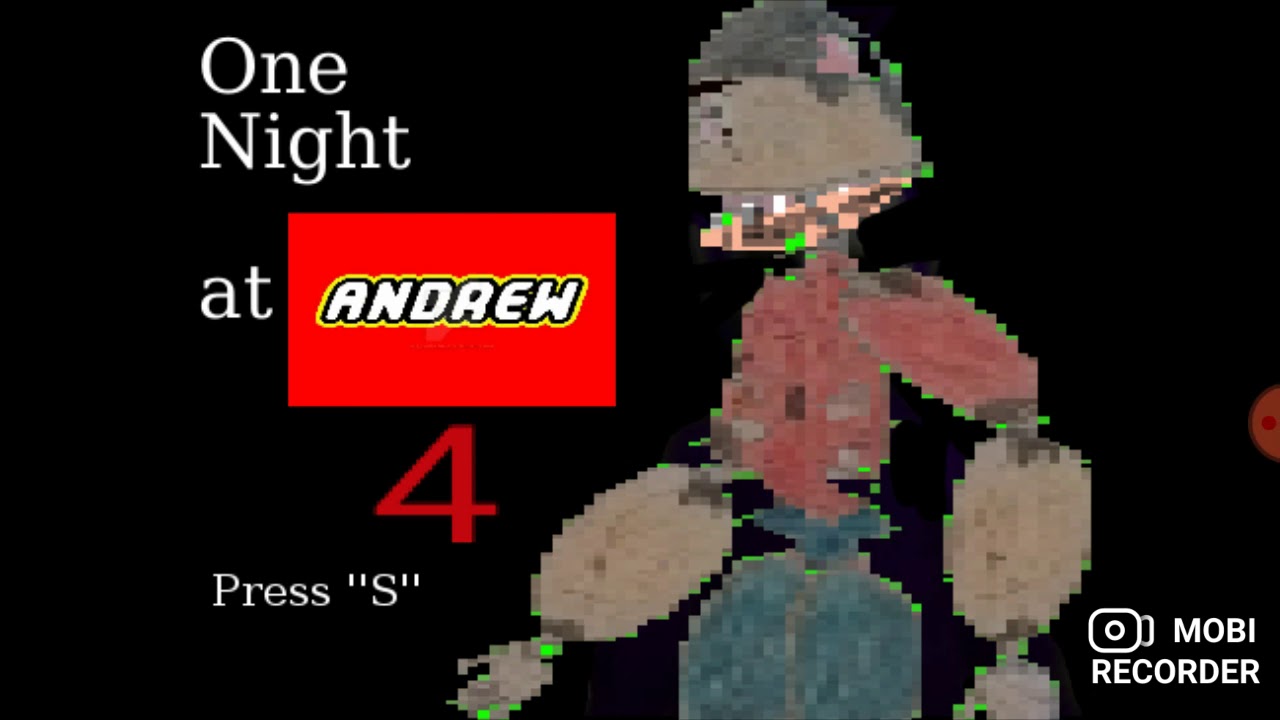 o novo jogo do Andrew animatronic 4 - YouTube