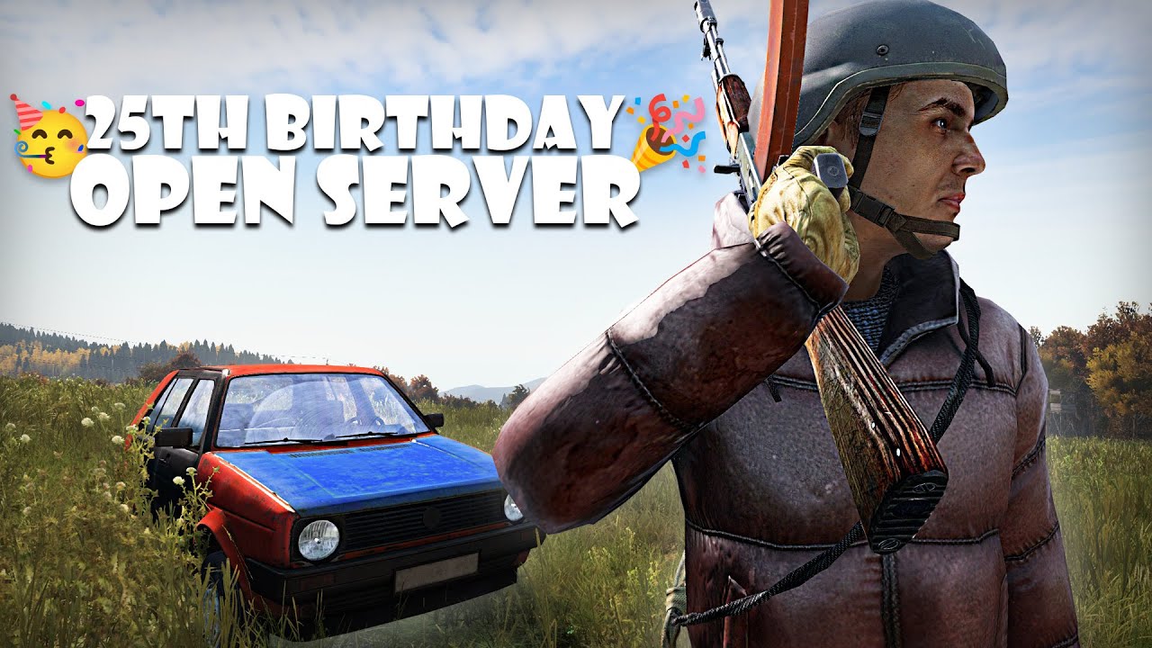 🔴DayZ with the Community! 25th Birthday [DayZ Open Server] !event - YouTube