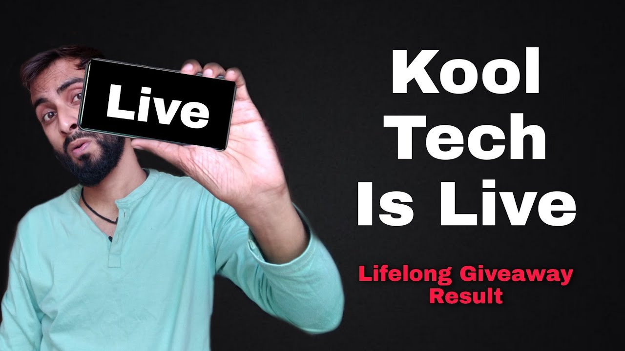 Kool Tech Is Live.. Lifelong Giveaway Winner Annoucement - YouTube