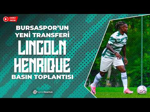 Bursaspor'un yeni transferi Lincoln Henrique | Basın Toplantısı