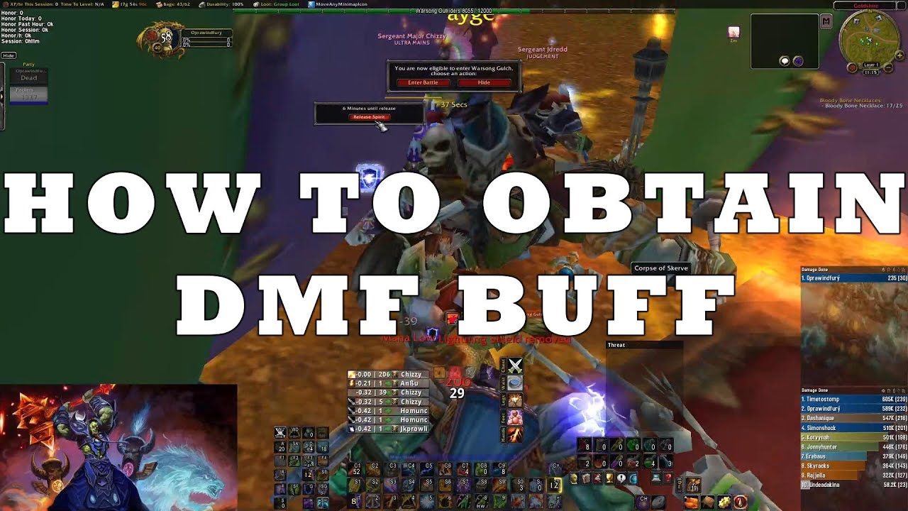 Multiple Ways To Get DMF Buff + Shaman Warcraft logs input - YouTube