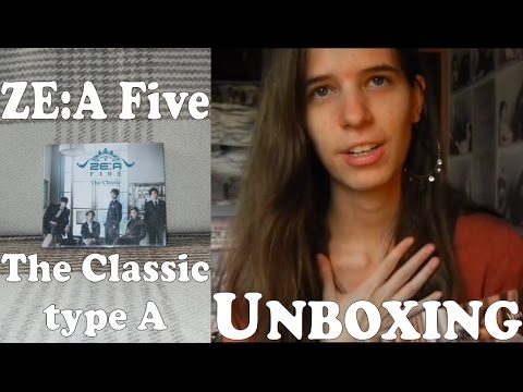 Unboxing - ZE:A Five - The Classic - Japan single / mini album CD+DVD A ver. *rare/oop* - YouTube