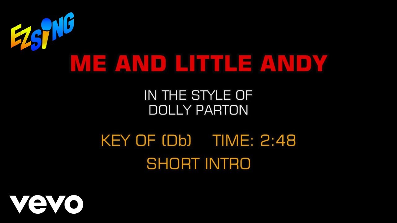 Dolly Parton - Me And Little Andy (Karaoke) - YouTube