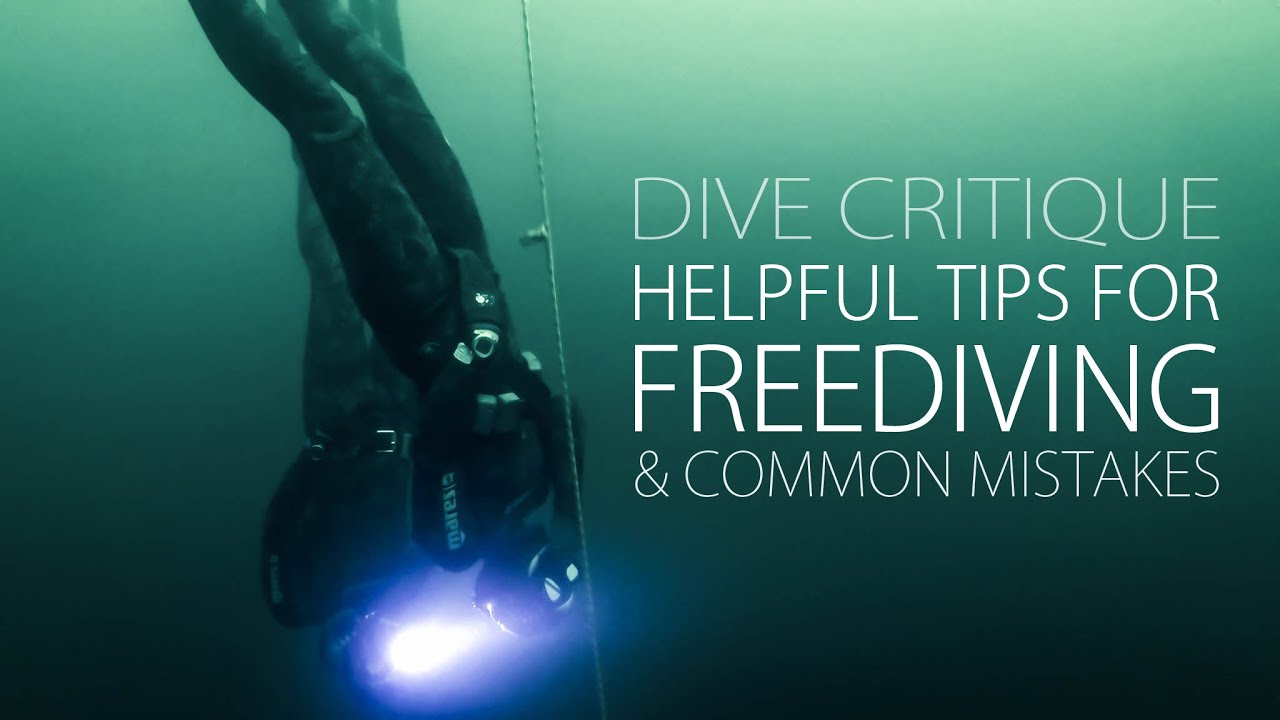 Helpful Tips for Freediving & Common Mistakes - Dive Critique - YouTube