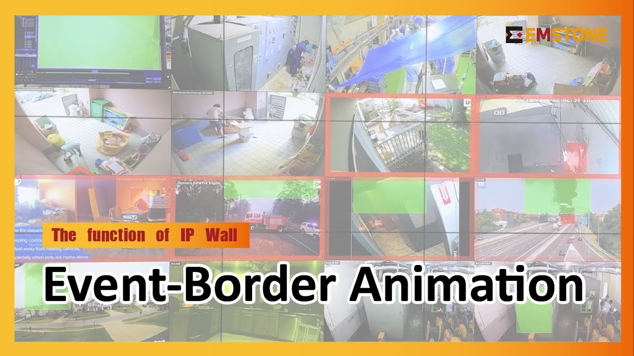 [Function Introduction] EMSTONE IP WALL event-based border animation ...
