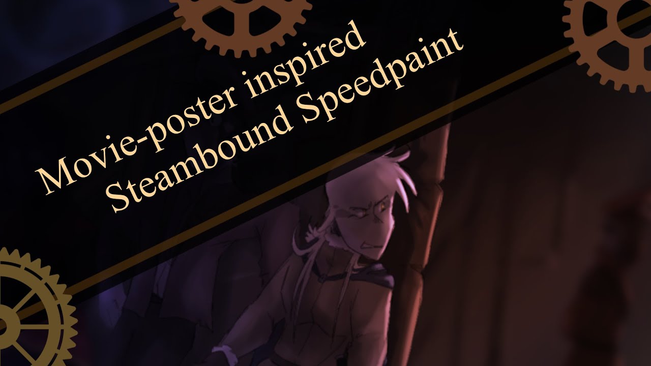 ⚙️ City of Steambound || Poster-esc Speedpaint - YouTube