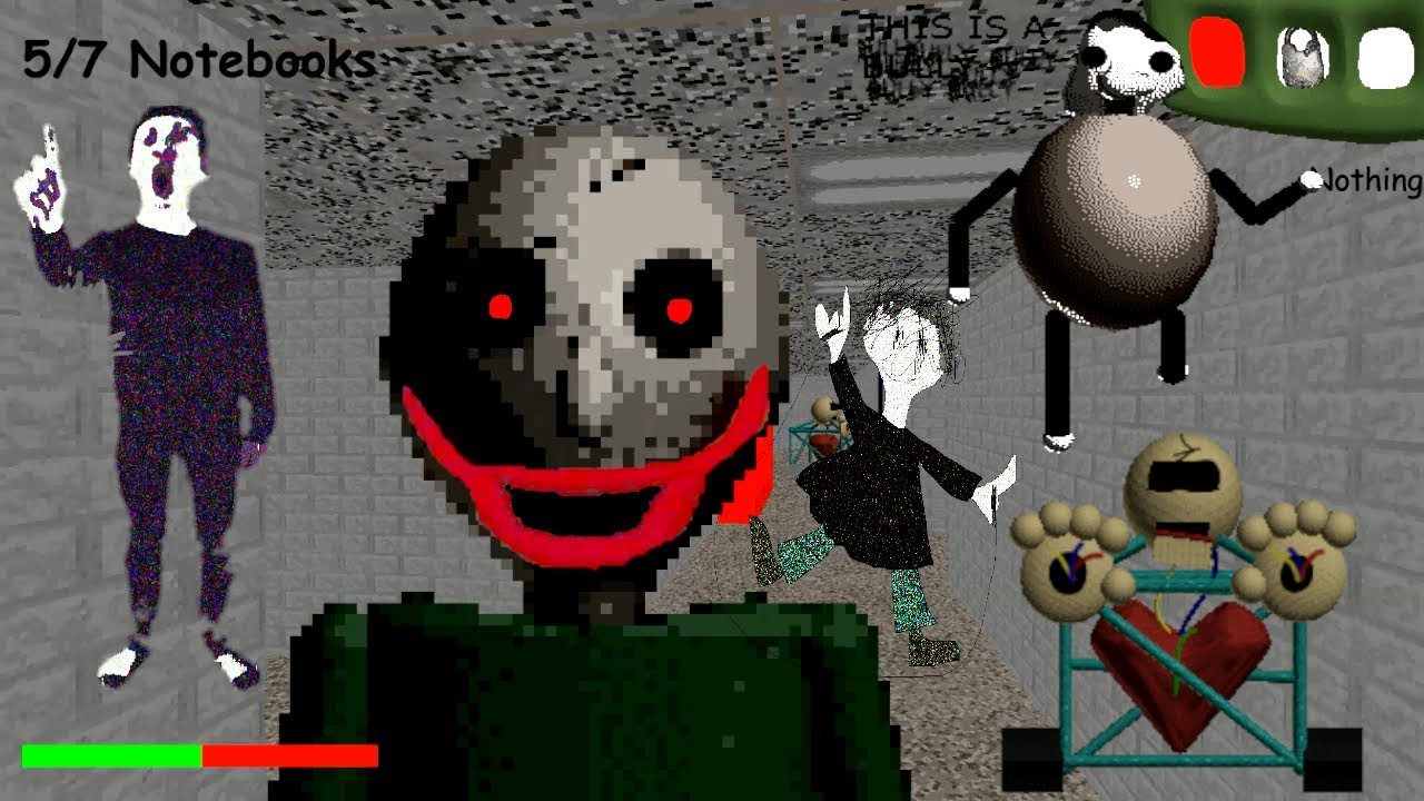 HORROR Baldi's The Return of Crooked Baldi - YouTube