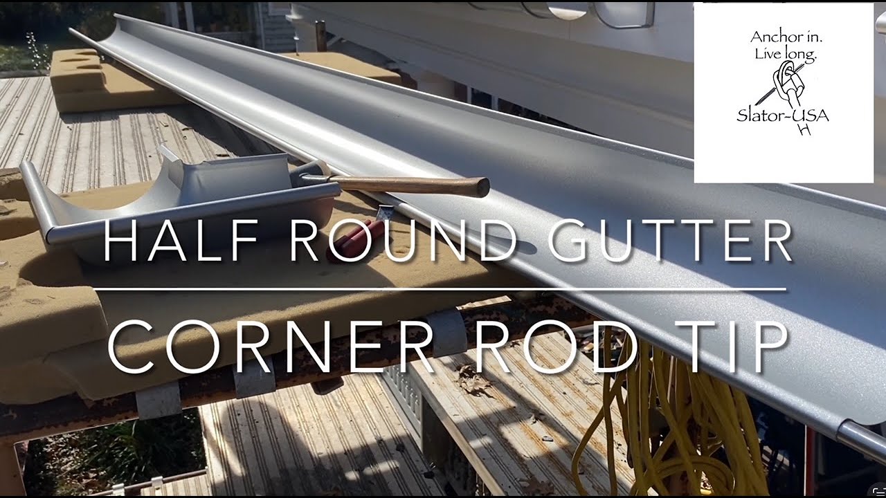 Half Round Gutter Corner Reinforcement - YouTube