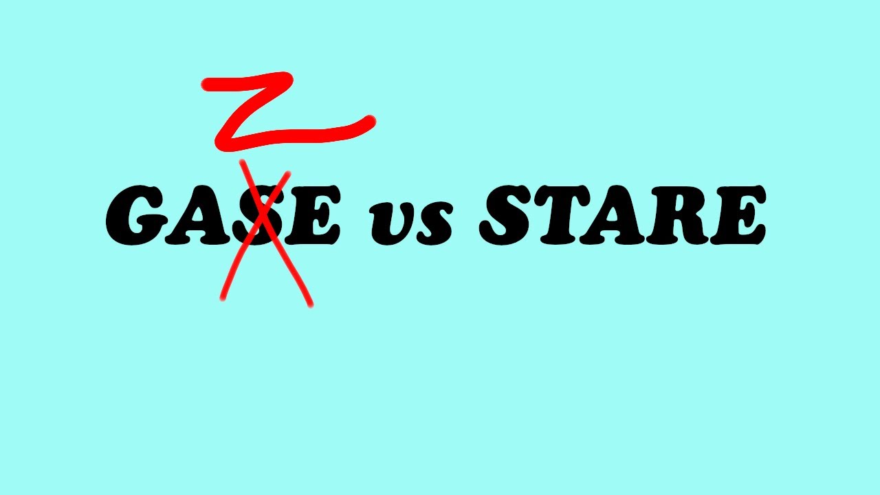 47. GAZE vs STARE - YouTube