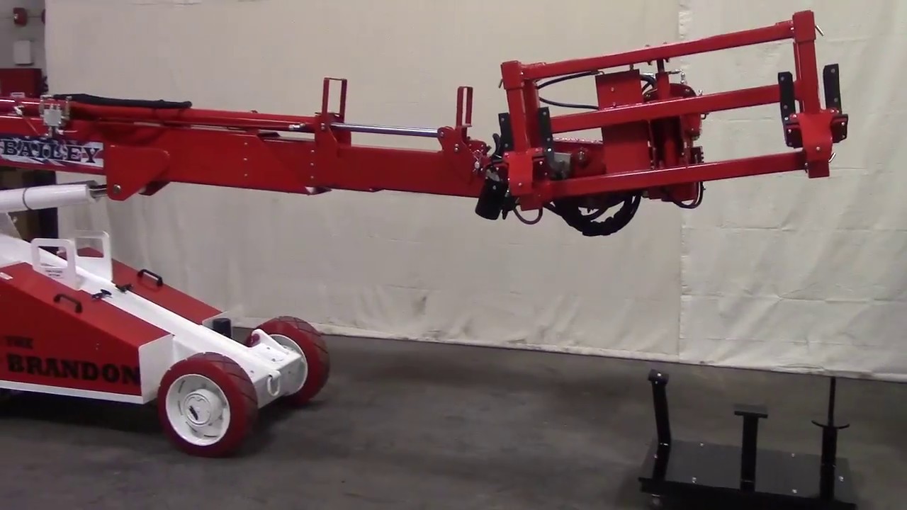 Robot Lifter Integration on the Brandon Telehandler - YouTube