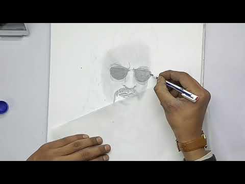 Pathan drawing portrait Shahrukh Khan pencil sketch drawing (Aman art ...