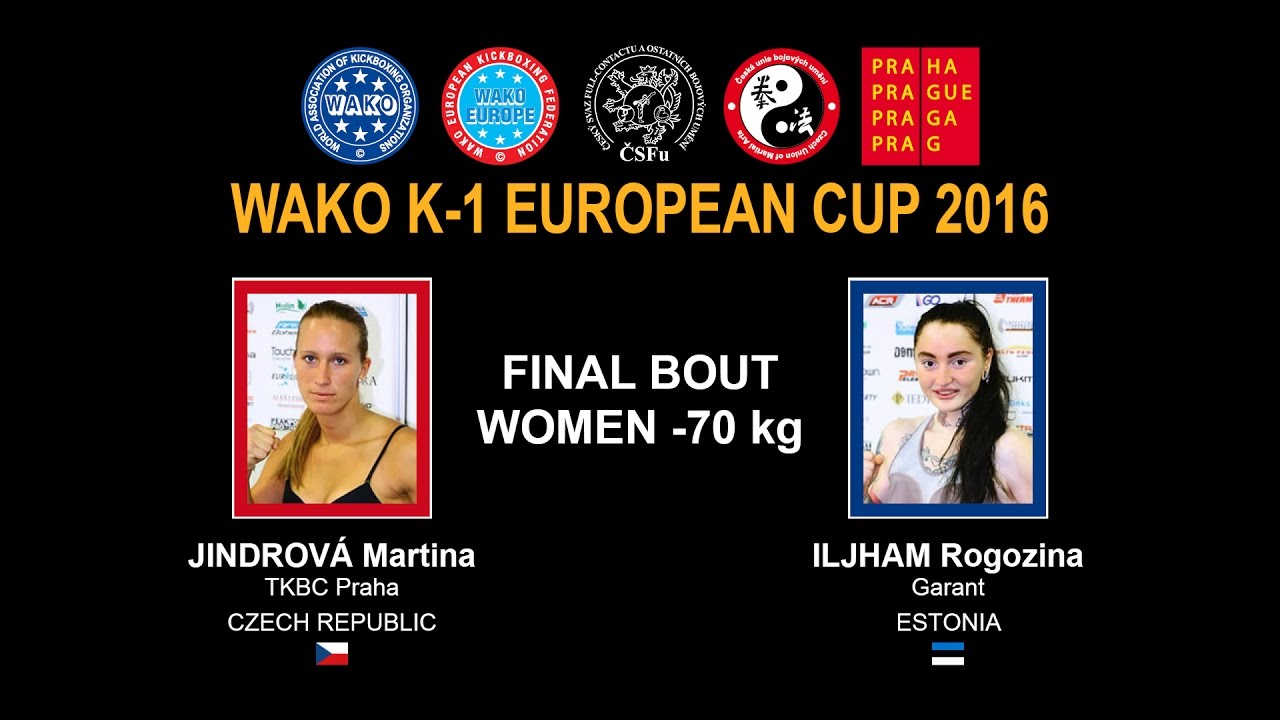 WAKO K-1 EUROPEAN CUP 2016 - FINAL BOUT WOMEN -70 kg - YouTube