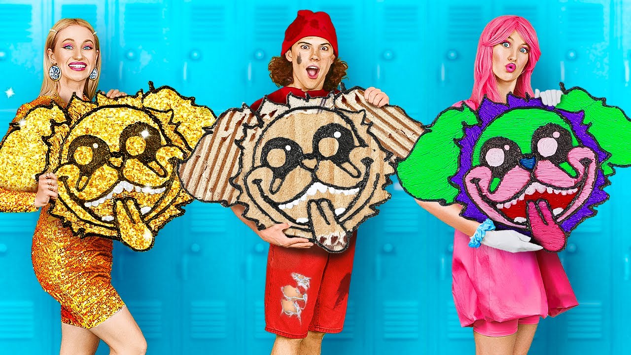 تحدي الفن الغني مقابل الفقير || فن الفطائر مقابل قلم ثلاثي الأبعاد! من ...