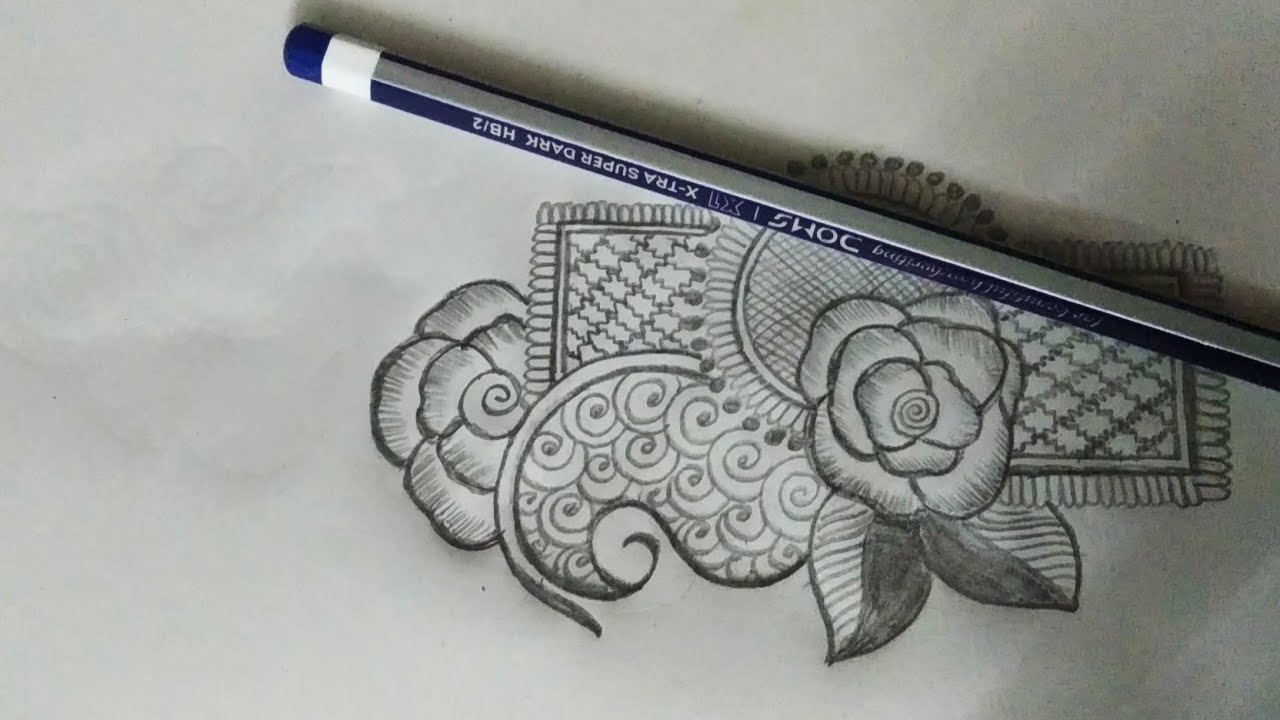 Pencil wala mehndi design || pencil shading Mehandi || Mehandi designs ...