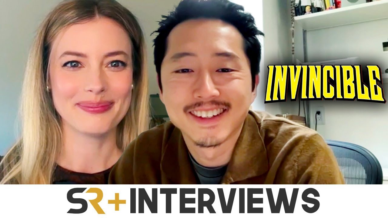 Steven Yeun & Gillian Jacobs Preview Mark & Eve's Invincible Season 3 Romance & Blue Suit Arc ...