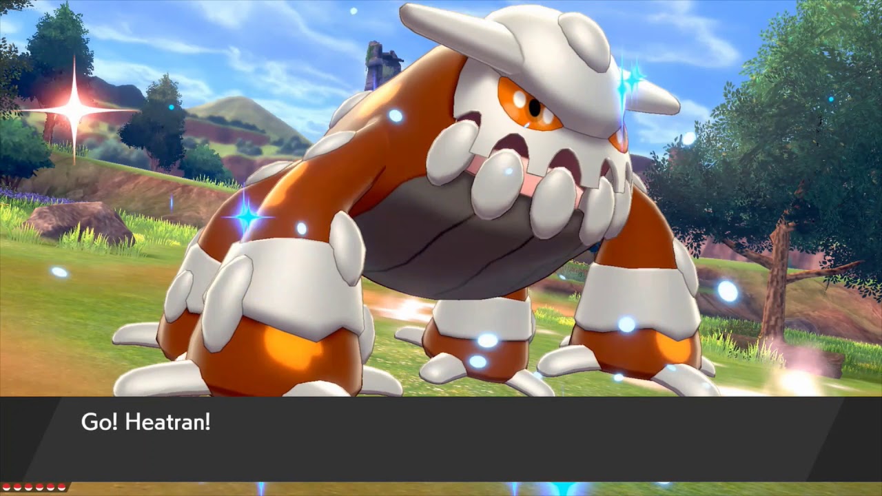 Pokemon Sword Shield Legendary Heatran - YouTube