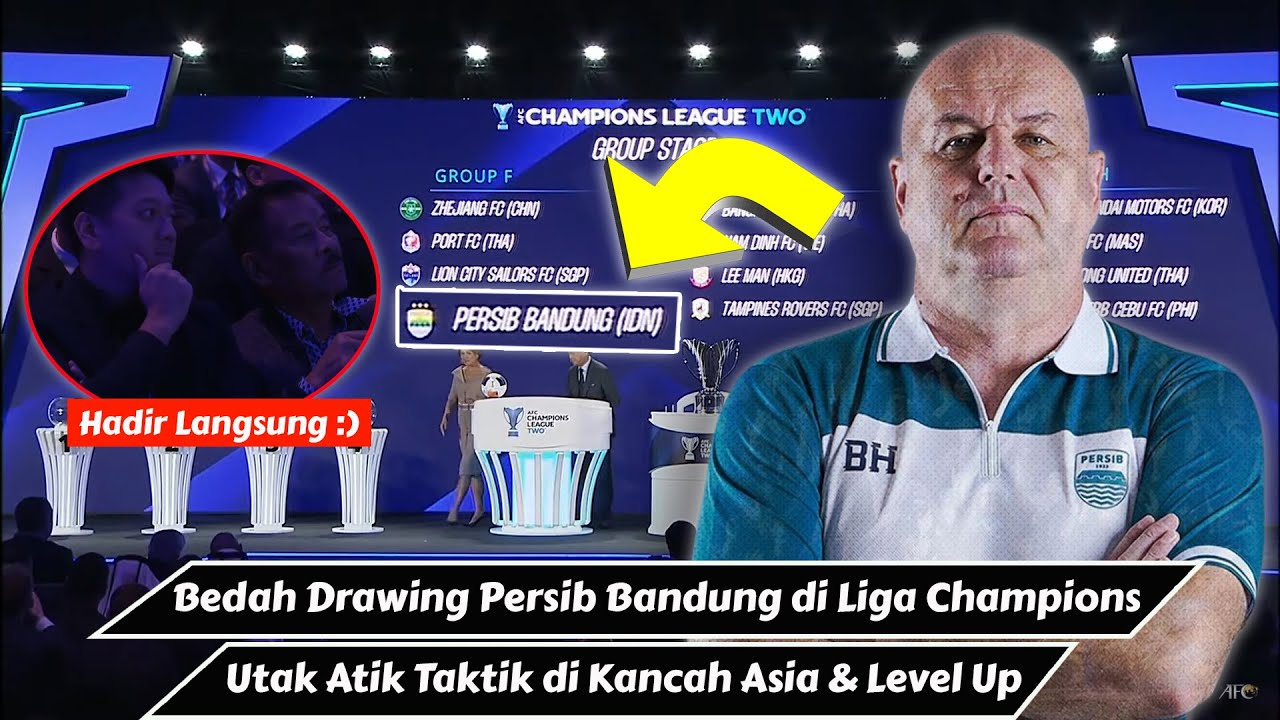 Hasil Drawing Persib Bandung di AFC Champions League Two & Pecutan ...