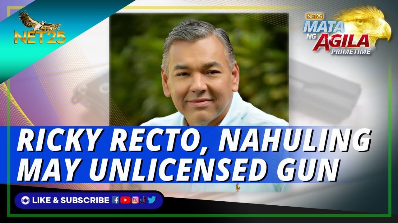 RICKY RECTO, NAHULING MAY UNLICENSED GUN - YouTube