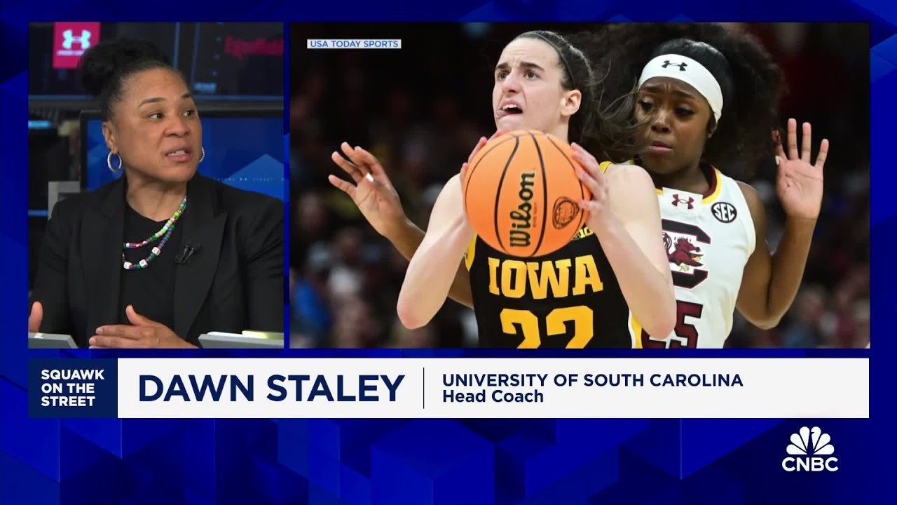 South Carolina Coach Dawn Staley on Caitlin Clark: She is a superstar ...