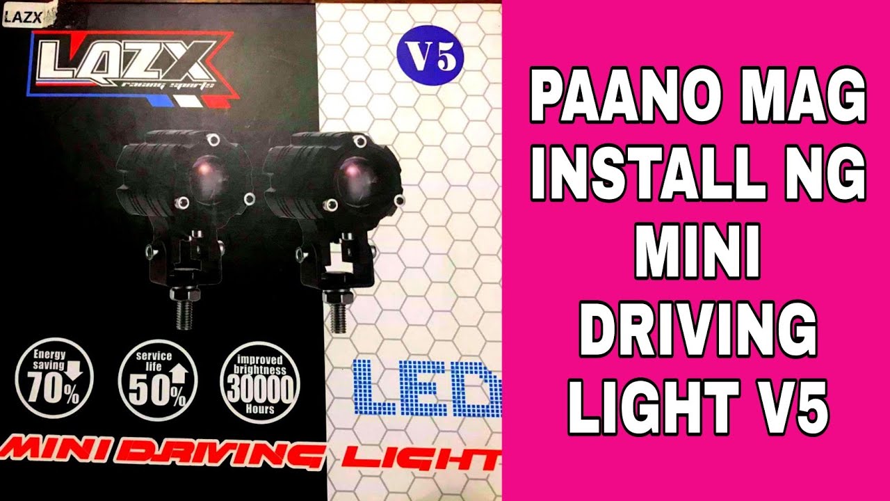 MINI DRIVING LIGHT V5 INSTALLATION AND WIRING DIAGRAM | TMX 125 ALPHA ...