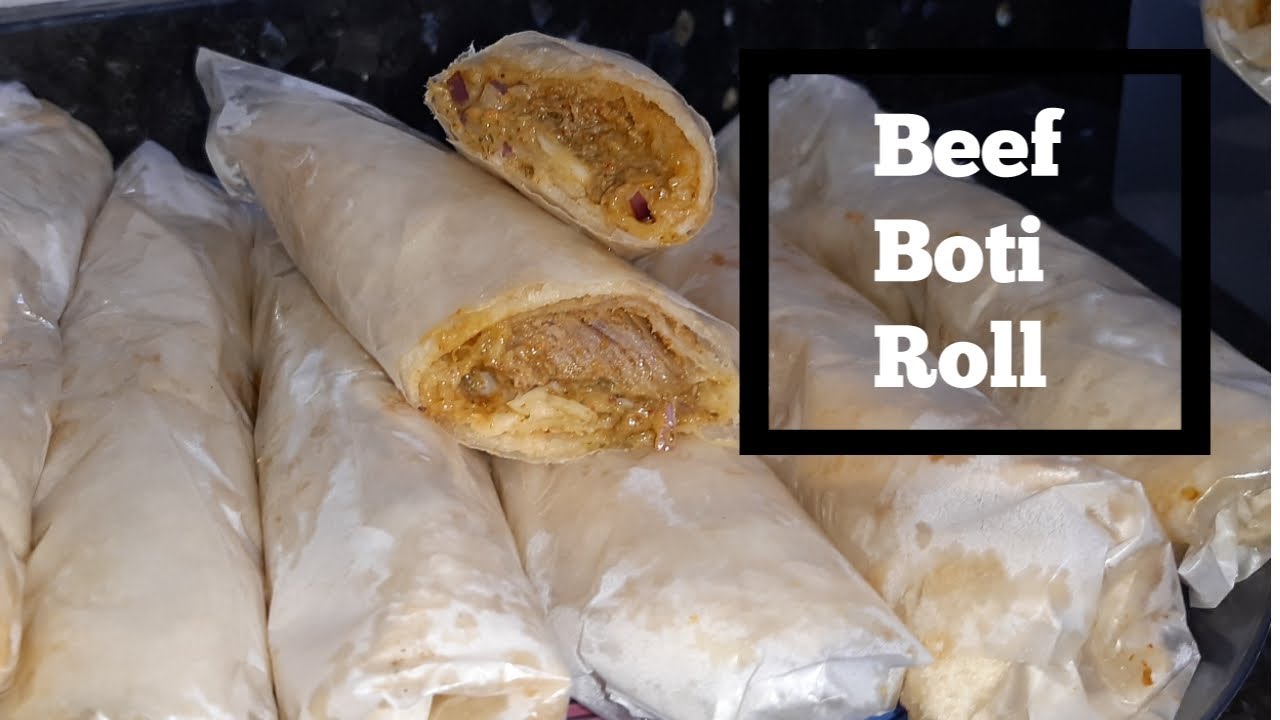 Beef Boti Roll - YouTube