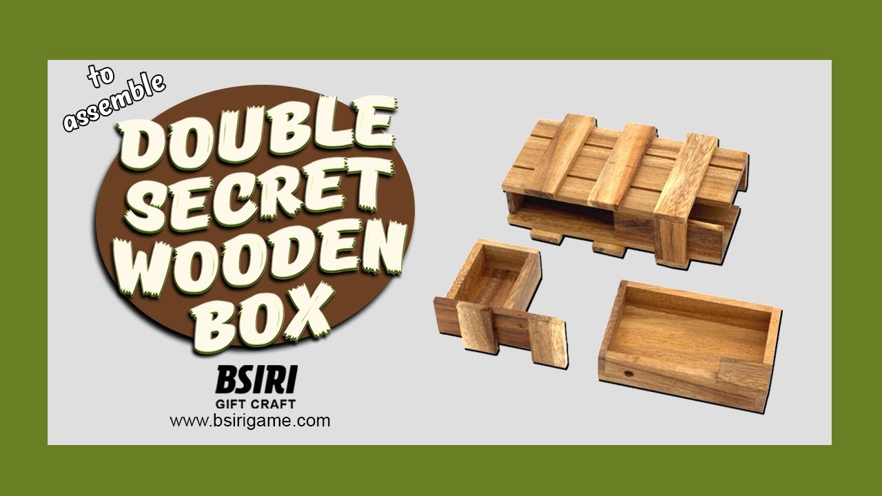 Game Solution: Double Secret Wooden Box [Assemble] - YouTube