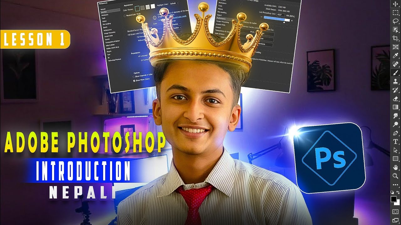 Photoshop Tutorial for Beginner in Nepali | Lesson 1 | Photoshop In Nepali | Tech Yatra - YouTube