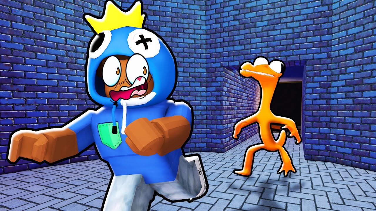 Rainbow Friends, But the Chase Scene is ORANGE! - YouTube